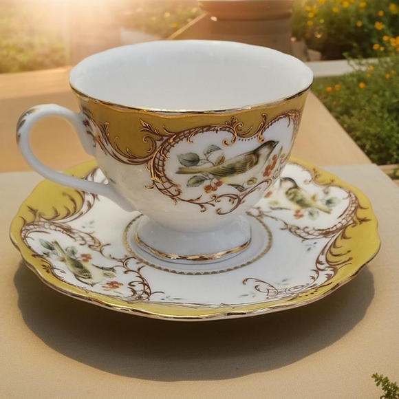 Grace Tea Wear | Kitchen | Grace Tea Wear Fine Porcelain Tea Cup Saucer ...